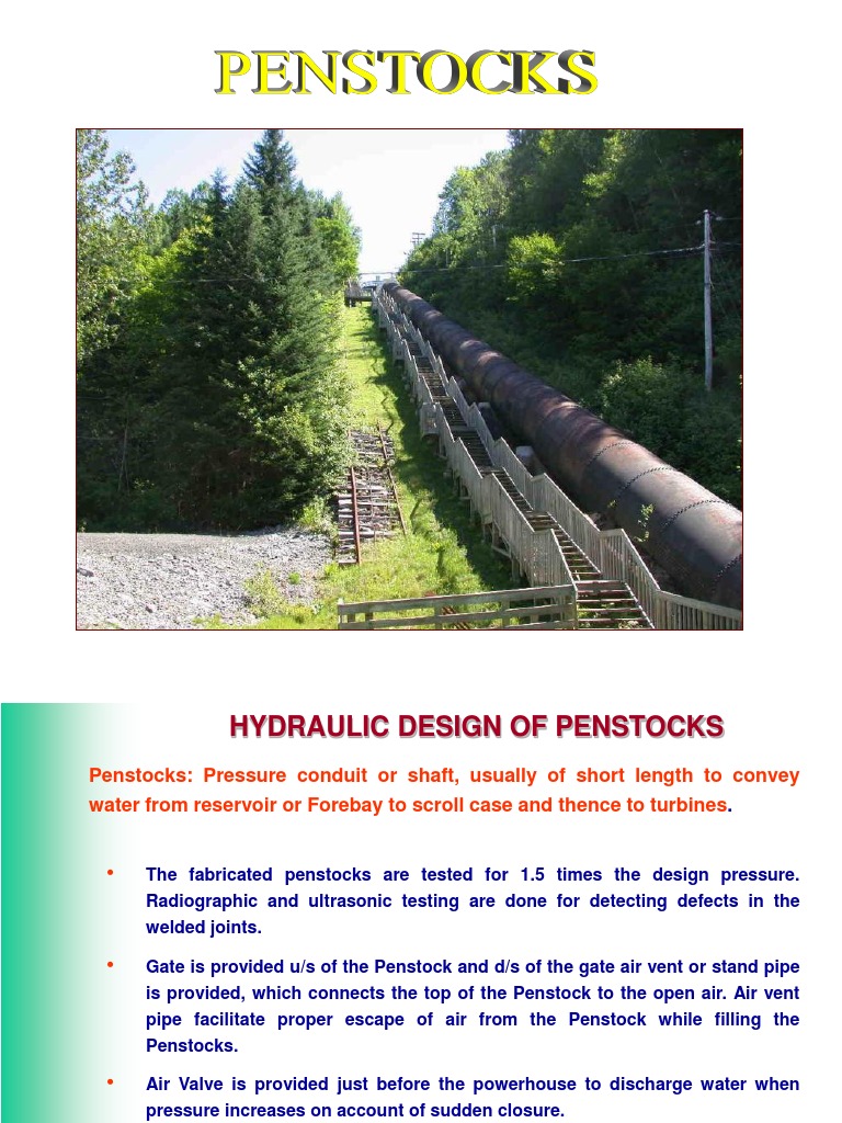 Determining the Optimal Diameter of Hydraulic Penstocks Through ...