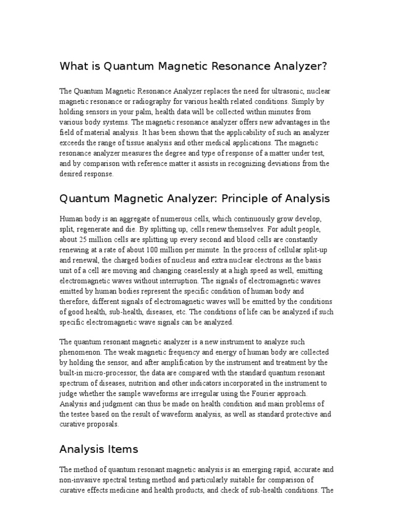 Quantum Resonance | PDF