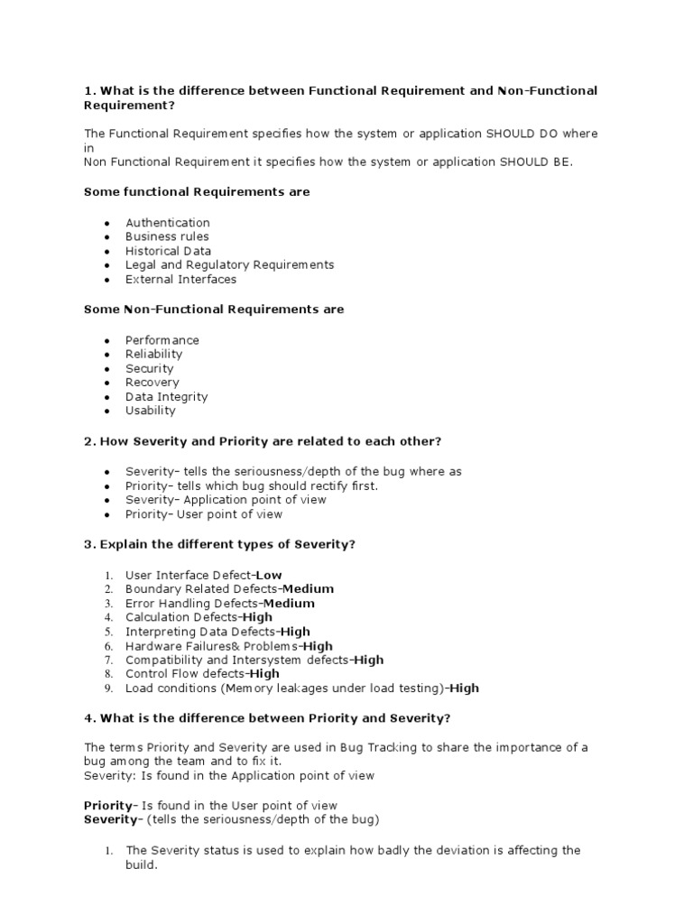 Manual Testing Questions | PDF