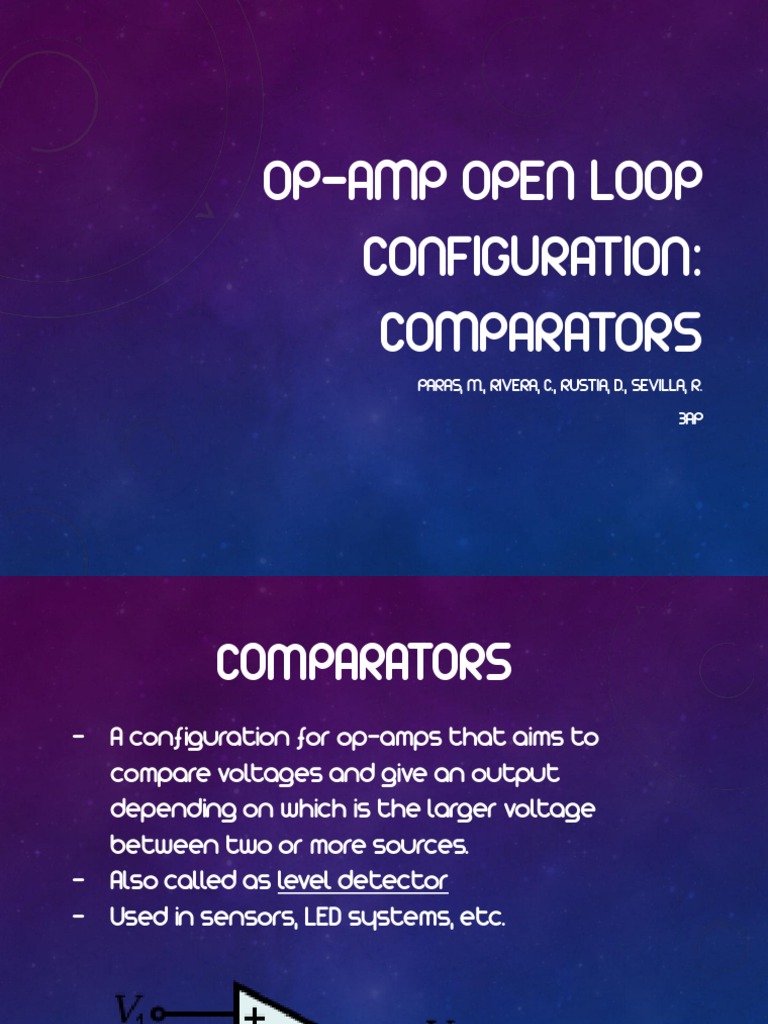 OP-AMP Open Loop Configuration | PDF