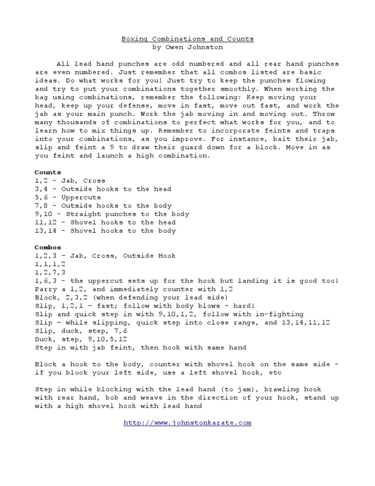 71585479 Boxing Combinations