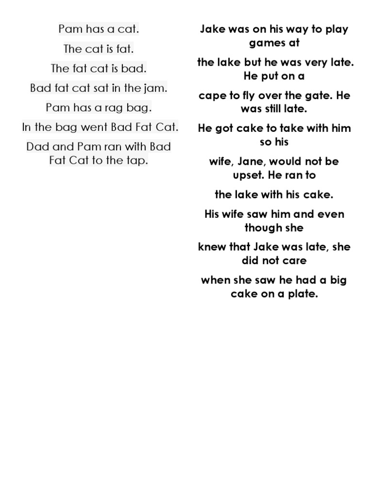 Bad Fat Cat and Friends' Adventures | PDF