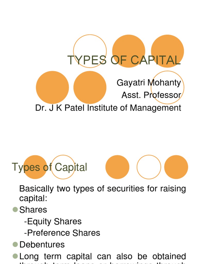 Overview of Capital Types and Claims | PDF | American Depositary ...