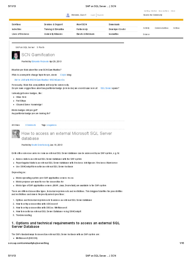 SAP On SQL Server .. | PDF | Microsoft Sql Server | Databases