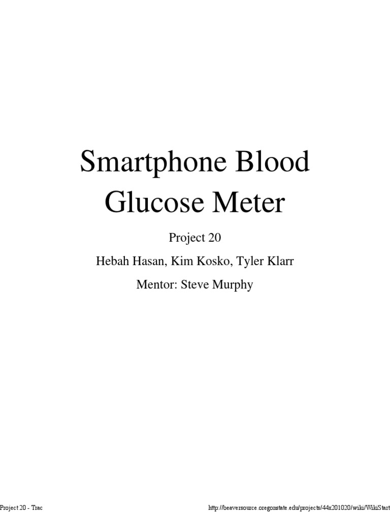 Glucometer Wireless Design | PDF | Battery (Electricity) | Rechargeable ...