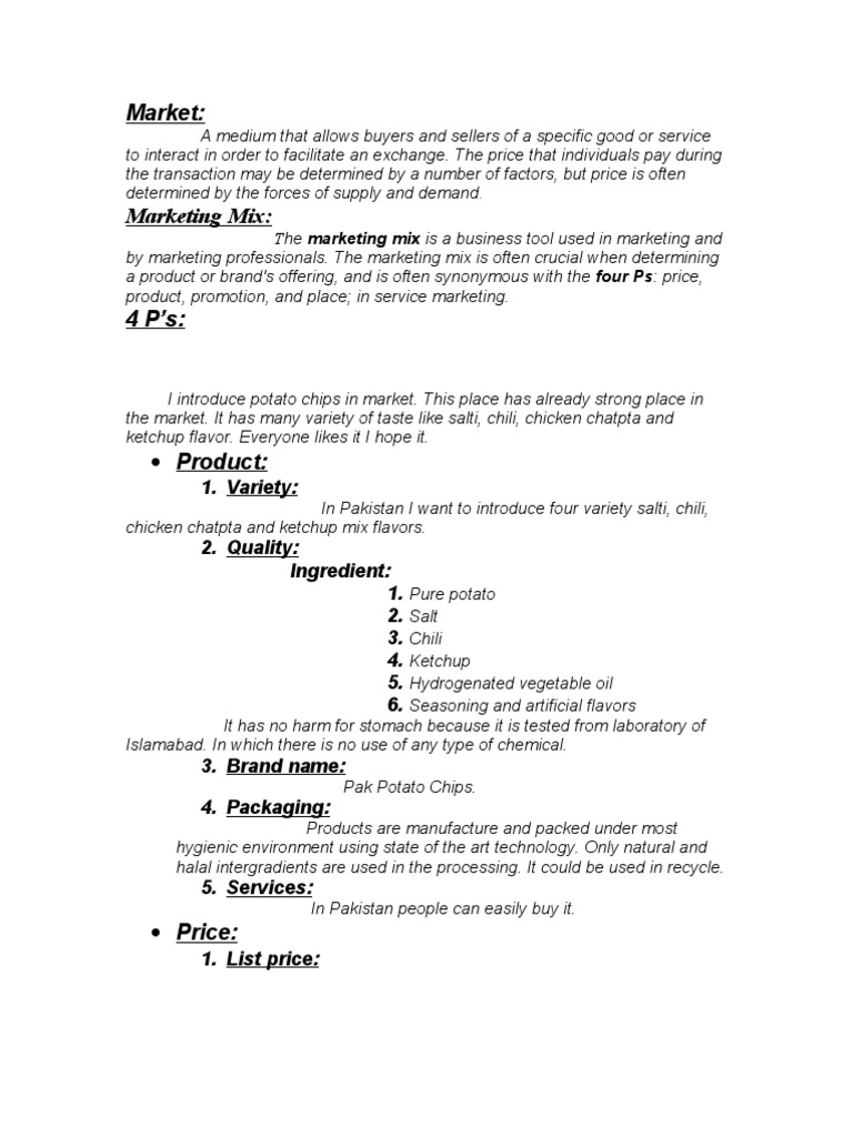 Market:: A Medium That Allows Buyers and Sellers of A Specific Good or ...