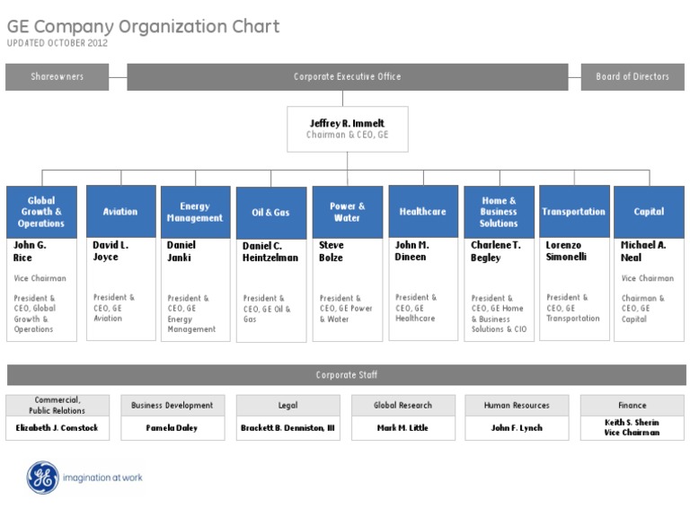 Organization Chart GE | PDF