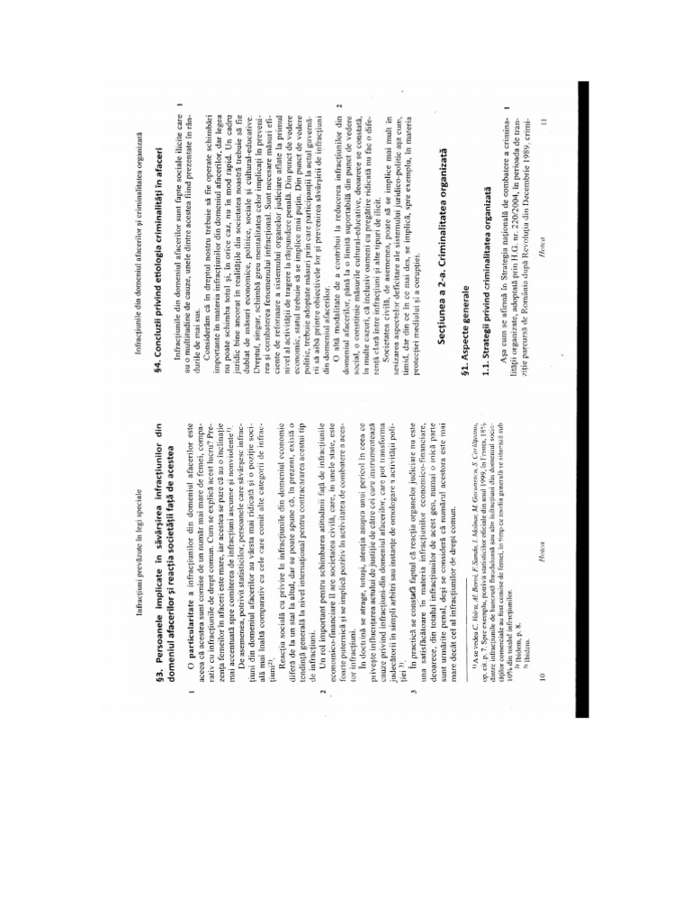 Infractiuni Prevazute in Legi Speciale | PDF