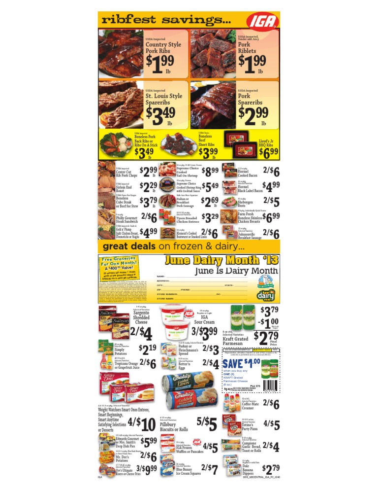 0615 Savemore PG3 | PDF | Pork | Beef