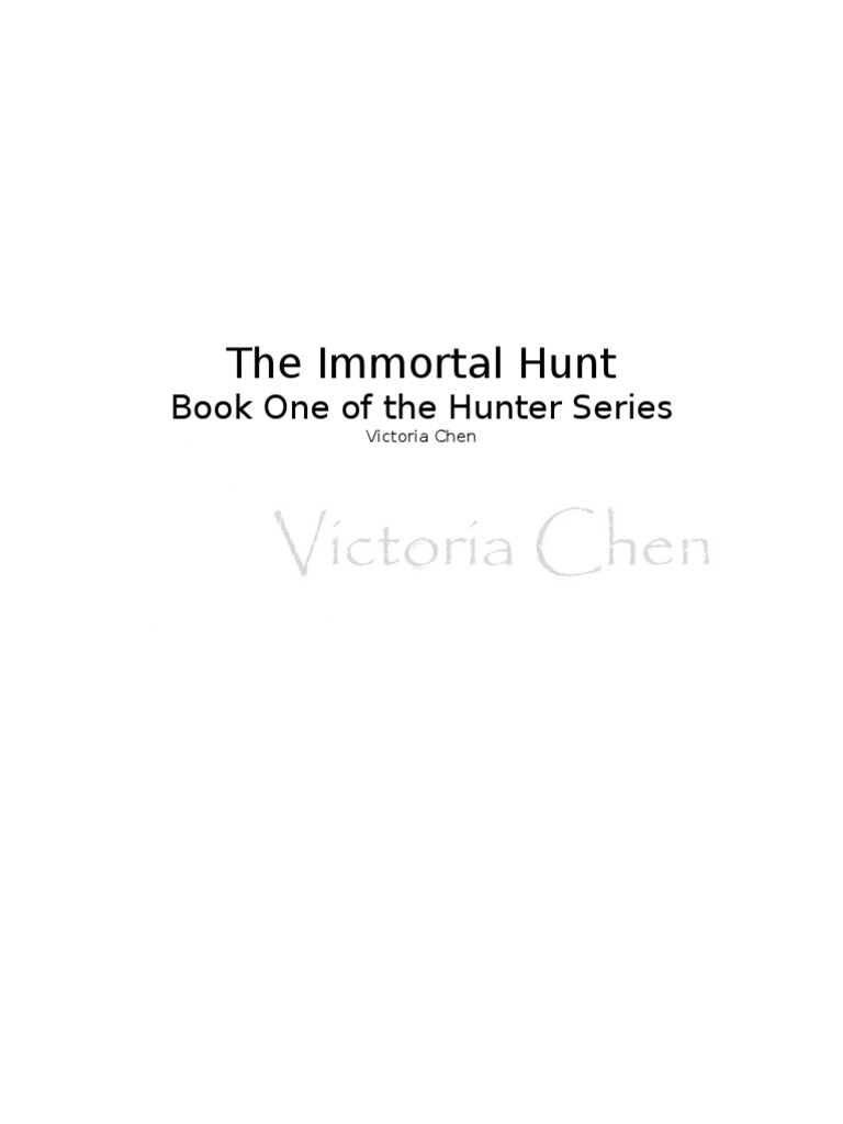 The Immortal Hunt: Book One of The Hunter Series | PDF | Sky | Bears