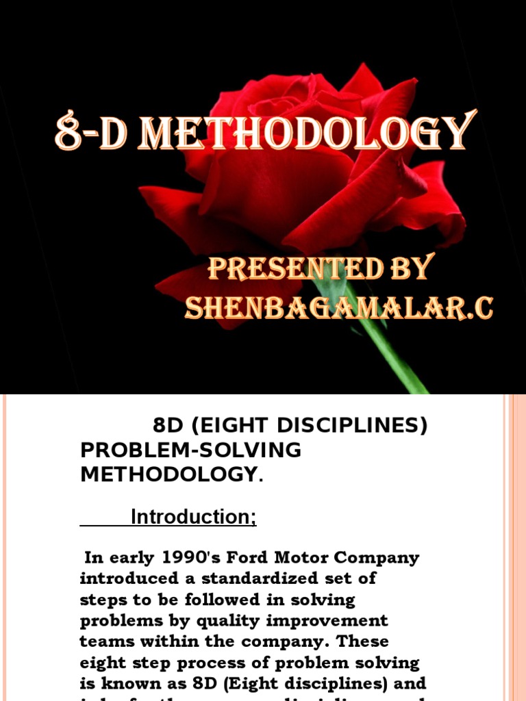 8-D Methodology | PDF