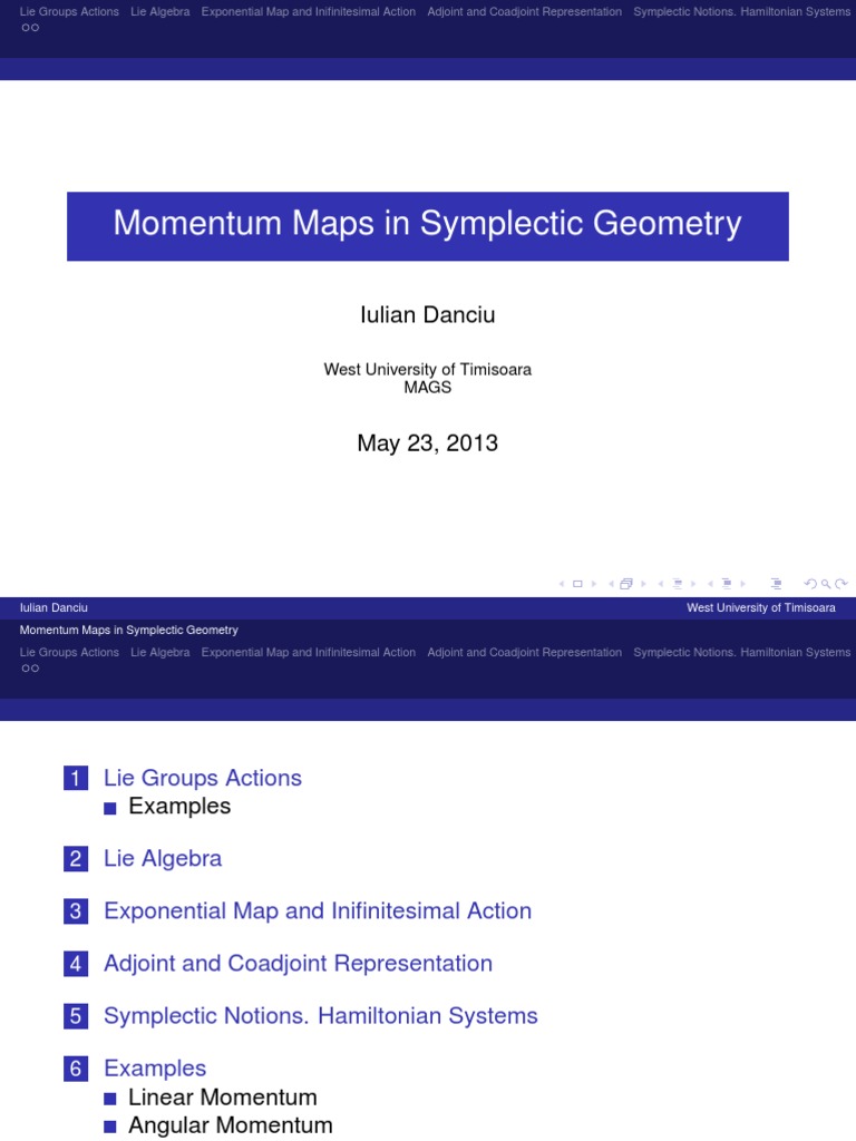 Momentum Maps and Symplectic Geometry: An Introduction to Lie Group ...
