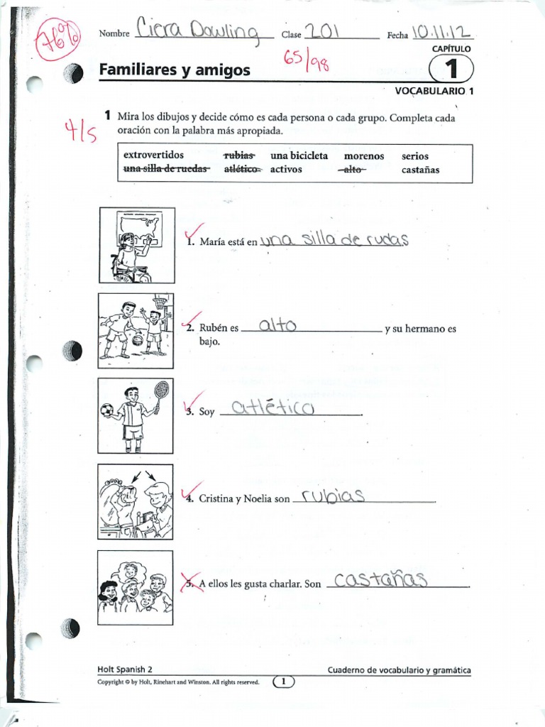 Spanish Exam | PDF | Deportes | Ocio
