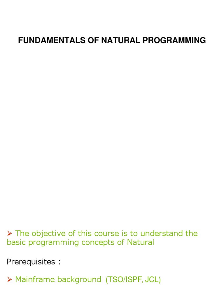 Fundamentals of Natural Programming | PDF | Control Flow | Parameter (Computer Programming)