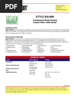 Teadit NA1001 | PDF | Materials | Chemical Substances