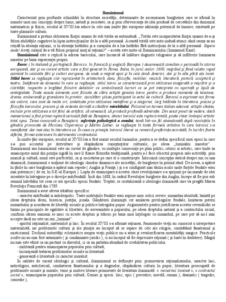 Iluminismul | PDF