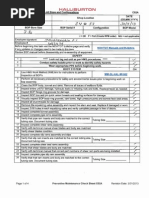 Pump Check Sheet | PDF | Pump | Pipe (Fluid Conveyance)