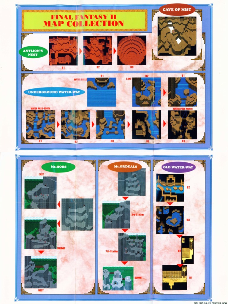 Final Fantasy II World Map | PDF