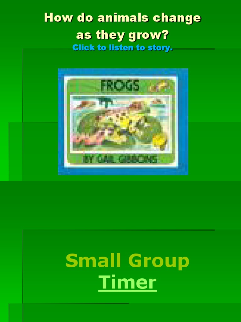 How Do Animals Change As They Grow?: Click To Listen To Story ...