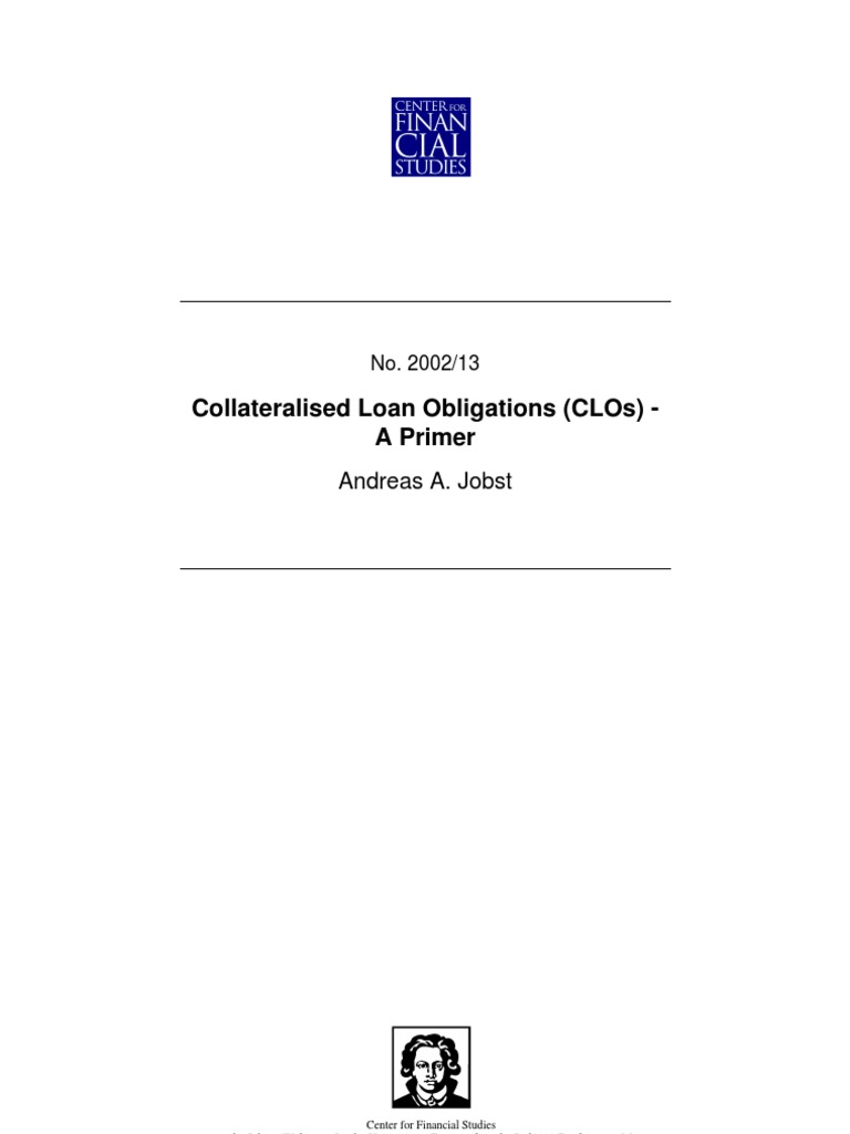 CLO Primer | PDF | Collateralized Debt Obligation | Securitization