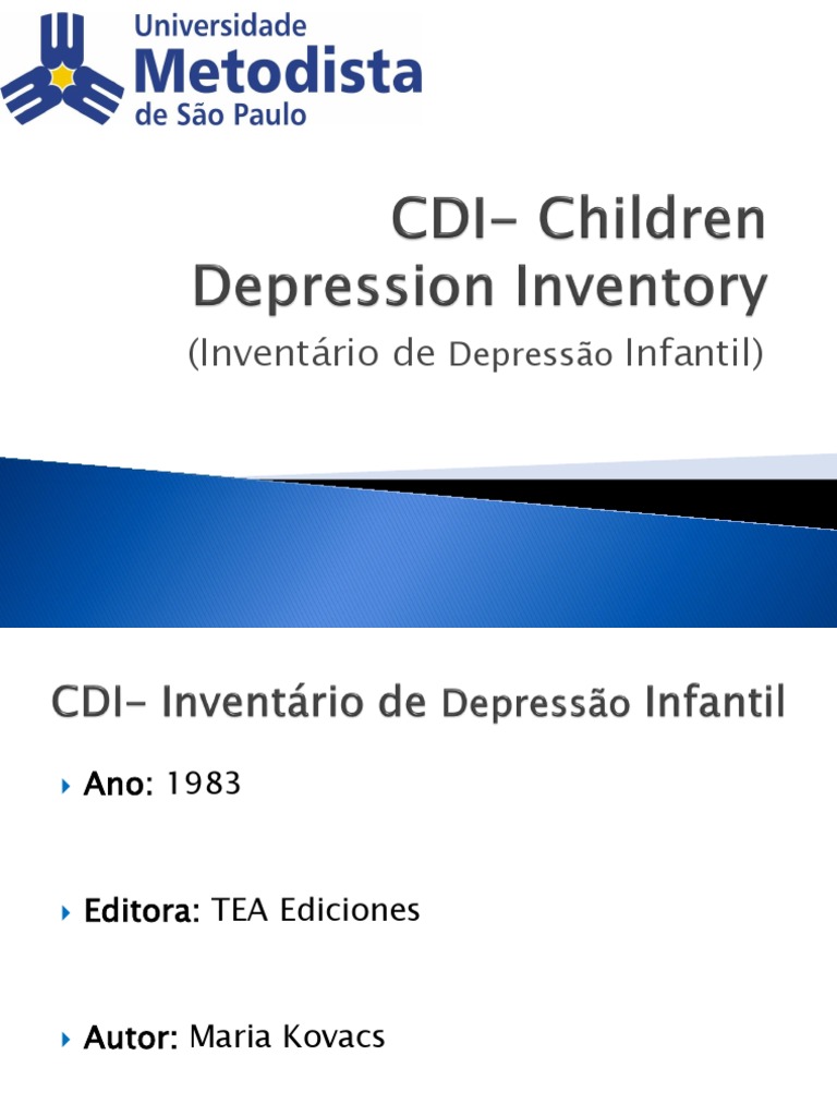 CDI- Children Depression Inventory