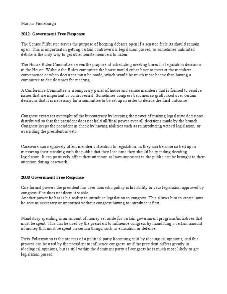 Government Review | PDF | United States Congress | American Government