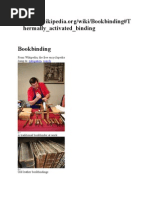 Bookbinding Fundamentals - Basic Parts of A Book With Terminology | PDF