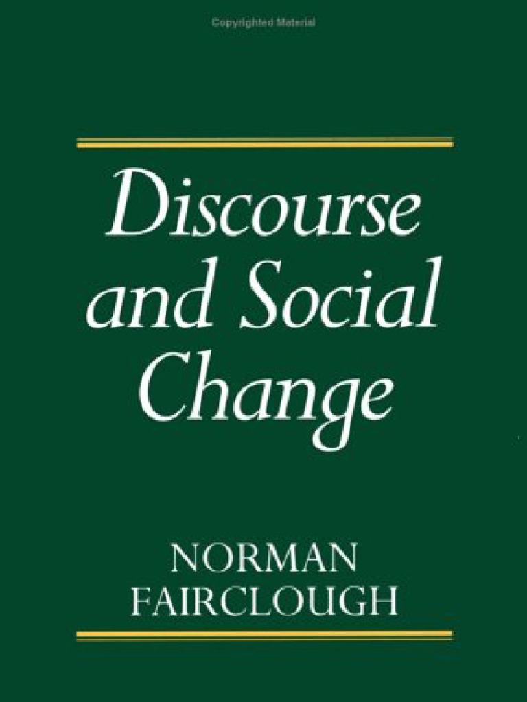 Discourse and Social Change | PDF | Discourse | Social Theory