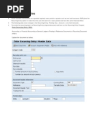Creating Recurring Documents in SAP FBD1 | PDF | Finance & Money ...