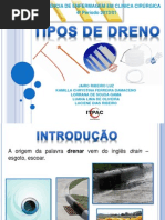 Cuidados Com o Dreno | PDF | Especialidades médicas | Medicina Clínica