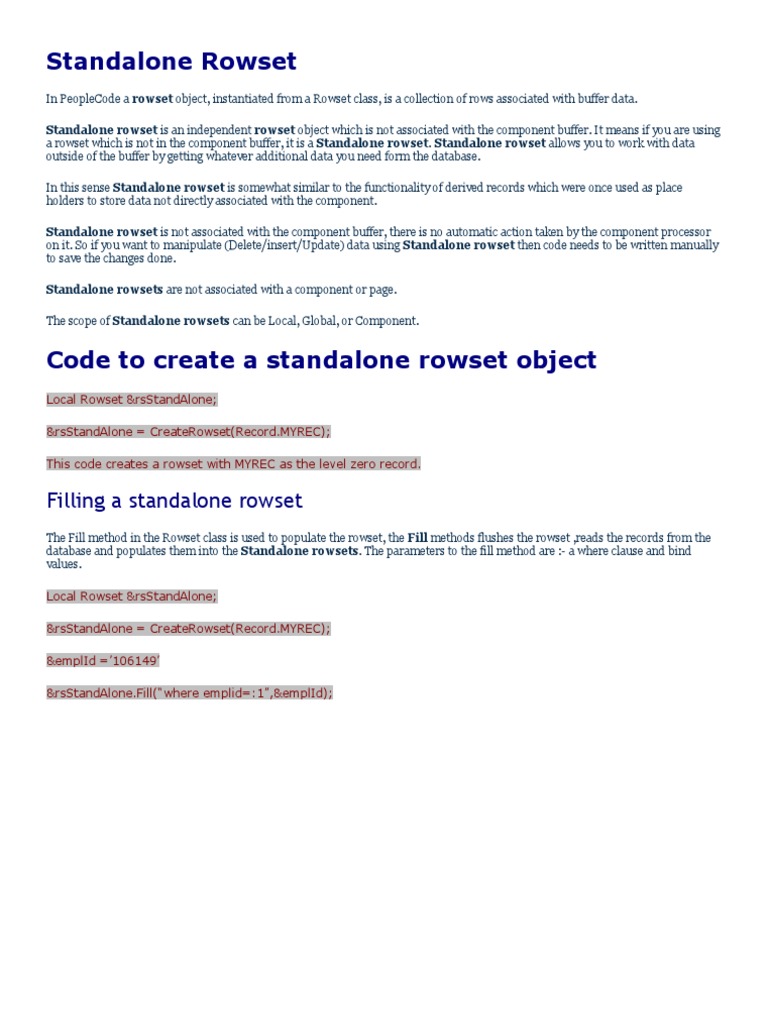 PS Rowset | PDF | Databases | Parameter (Computer Programming)
