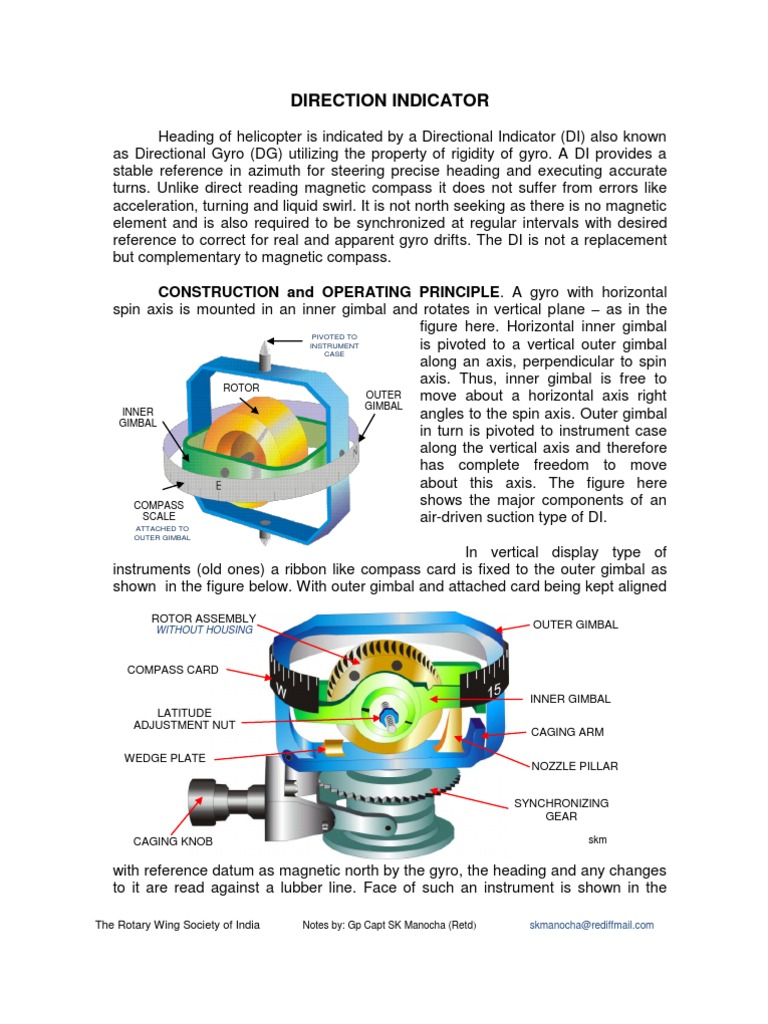 Direction Indicator Construction and Operating Principle | PDF ...