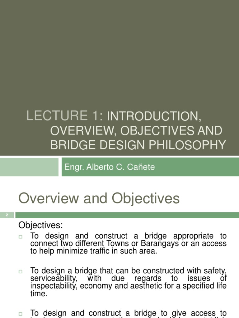 Bridge Engineering - Introduction and Terminologies | PDF | Strength Of ...