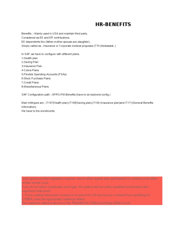 ABAP HR - Benefits | PDF | Page Layout | Subroutine