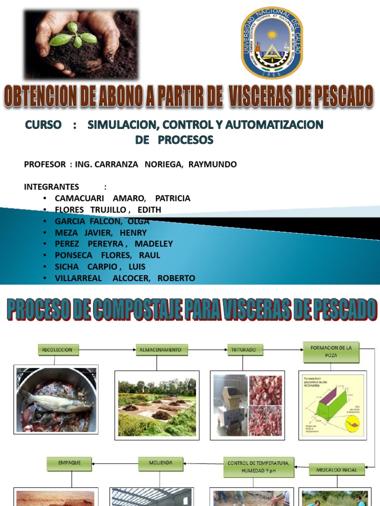 Abono Orgánico de Viscera de Pescado | PDF | Compost | Naturaleza