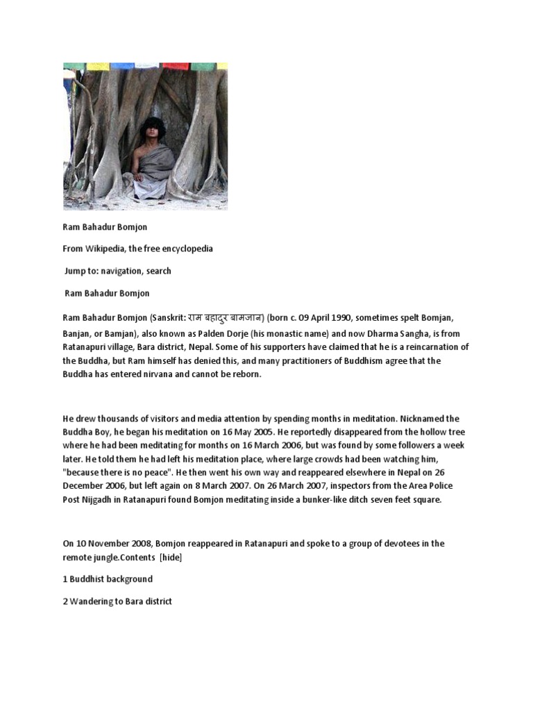 Buddha Boy | PDF | Indian Religions | Religious Faiths