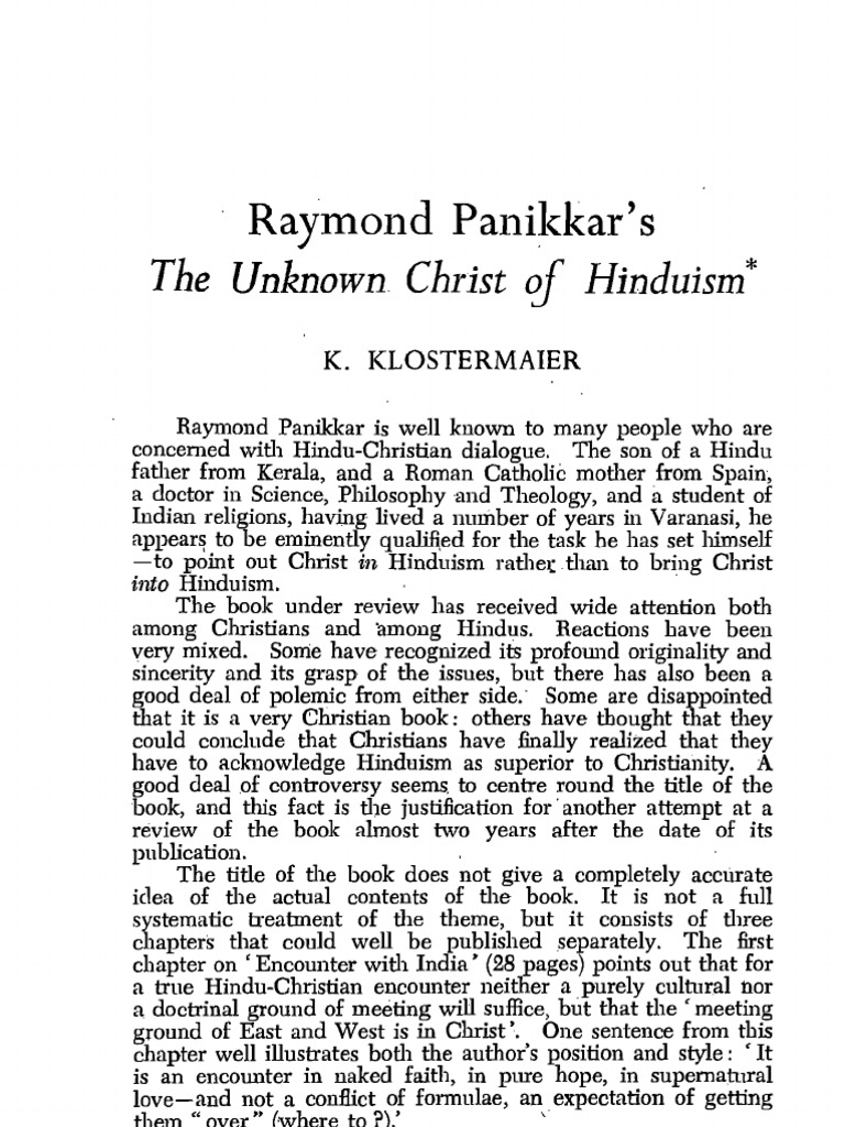 Panikkar | PDF | Business