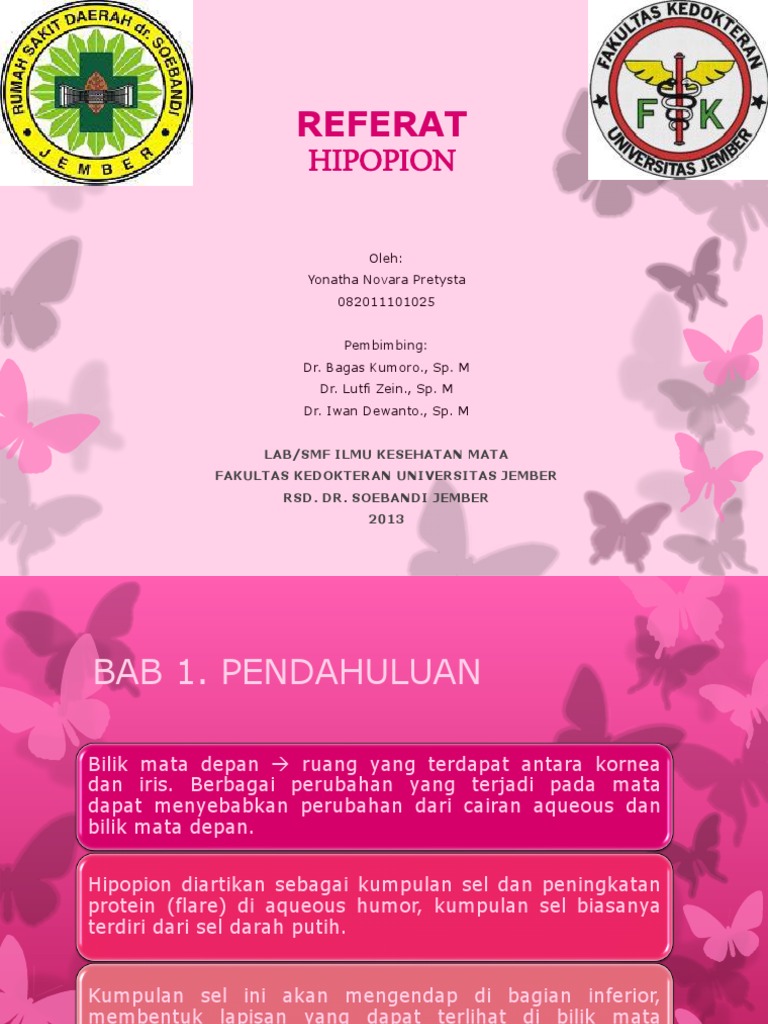 REFERAT HIPOPION Yonatha | PDF