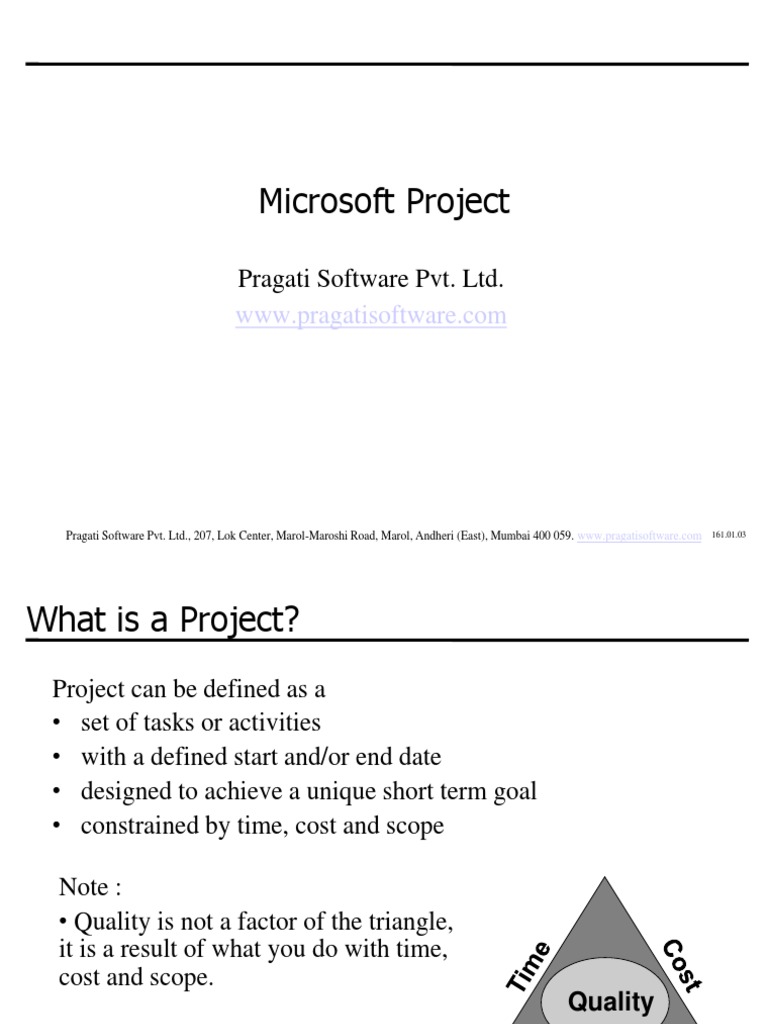 MS Project 2007 | PDF | Graphical User Interfaces | Human–Computer ...