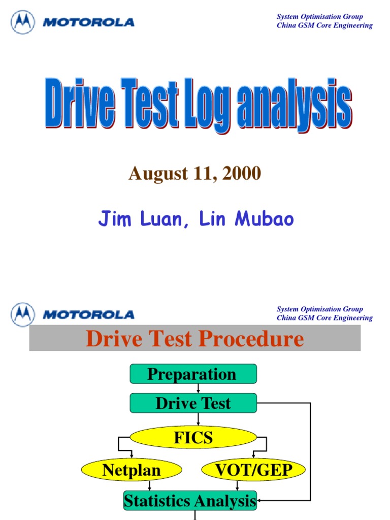 TEMS 2G Drive Test Log Analysis 2011 | PDF | Gsm | Wireless