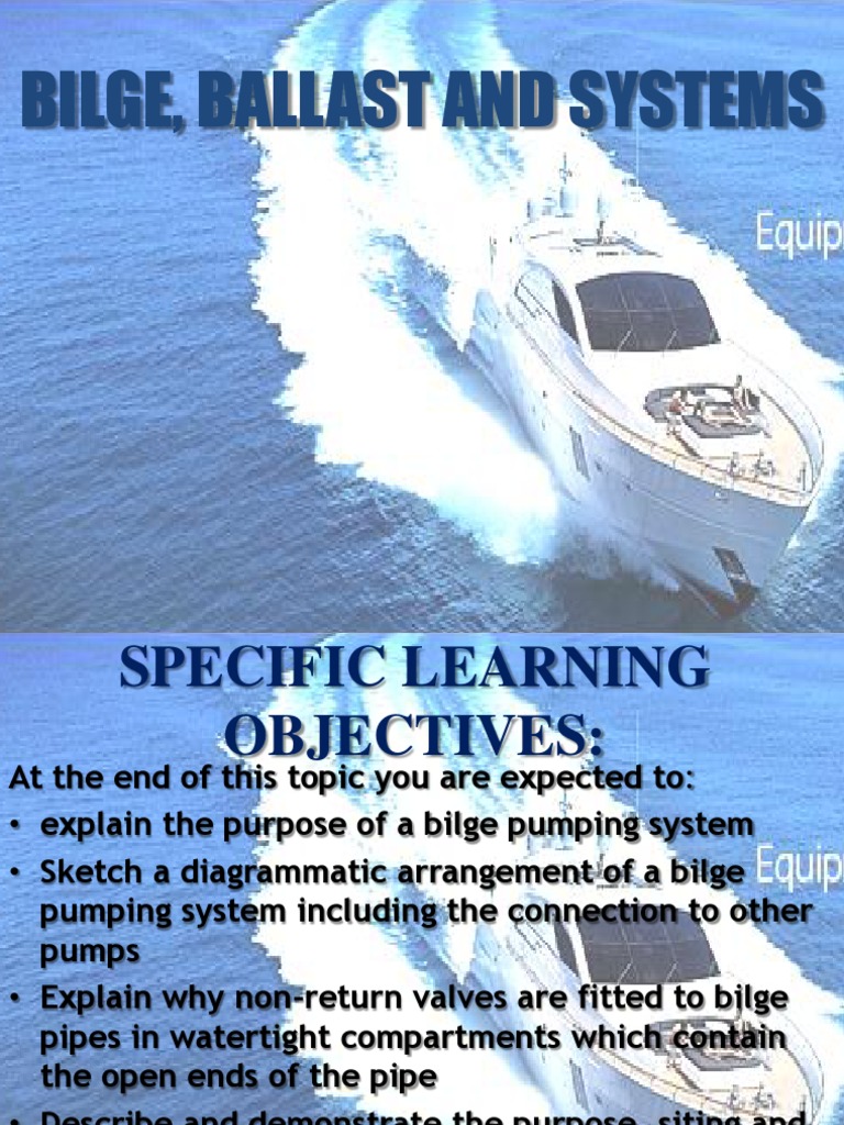 Bilge Ballast and Systems | Pump | Valve