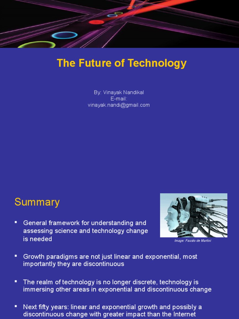 The Future of Technology | PDF | Personalized Medicine | Integrated Circuit