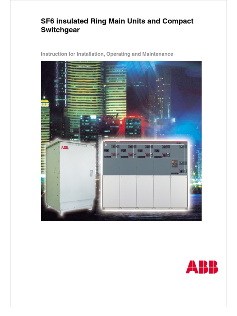 Indoor RMU Manual | PDF | Switch | Relay