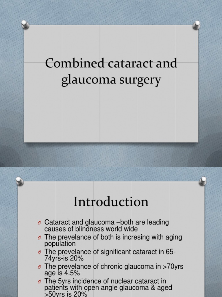 Combined Cataract And Glaucoma Surgery Download Free Pdf Cataract
