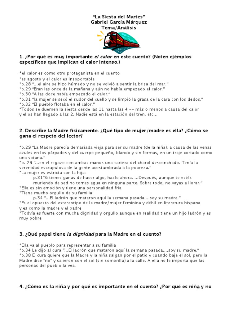 La Siesta Del Martes Analisis | PDF | Pobreza | Pobreza e indigencia