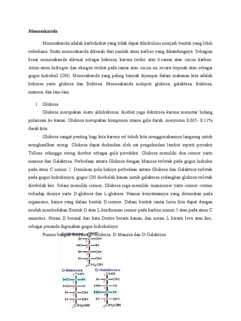 Monosakarida | PDF