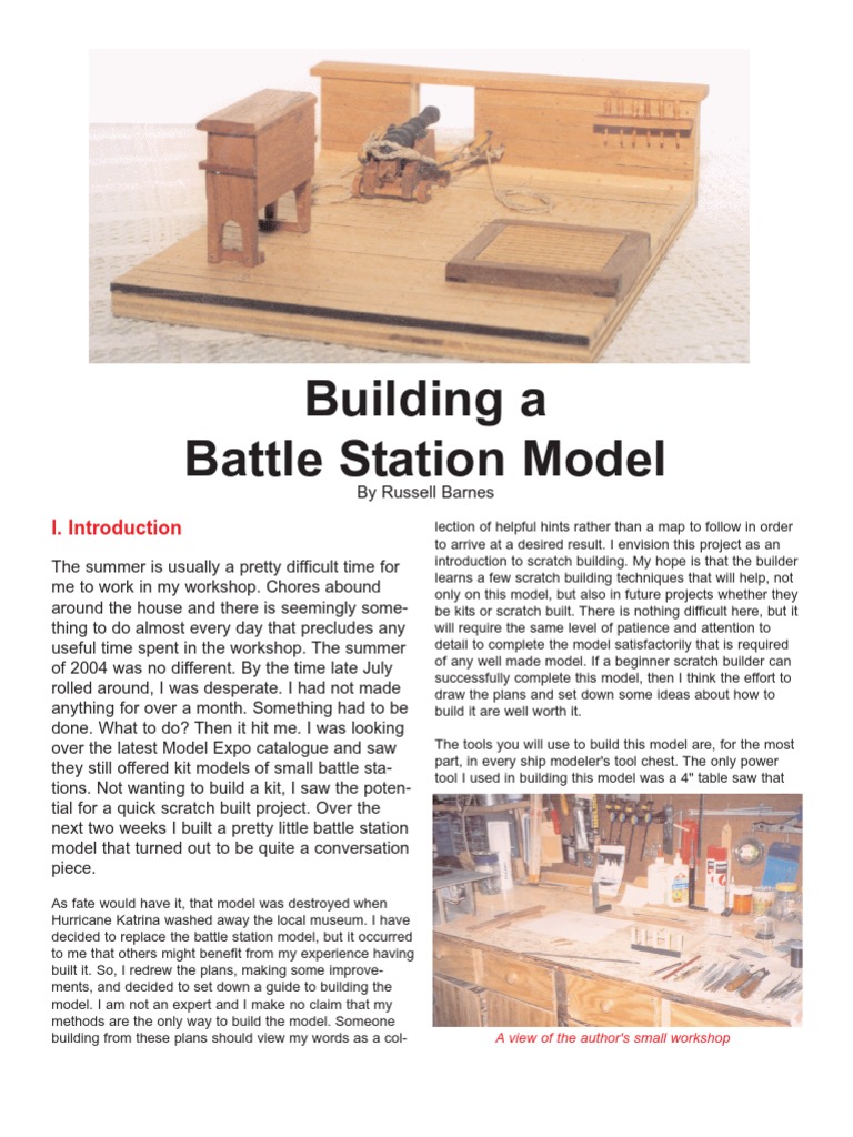 Scratch Build a Battle Station Model | PDF