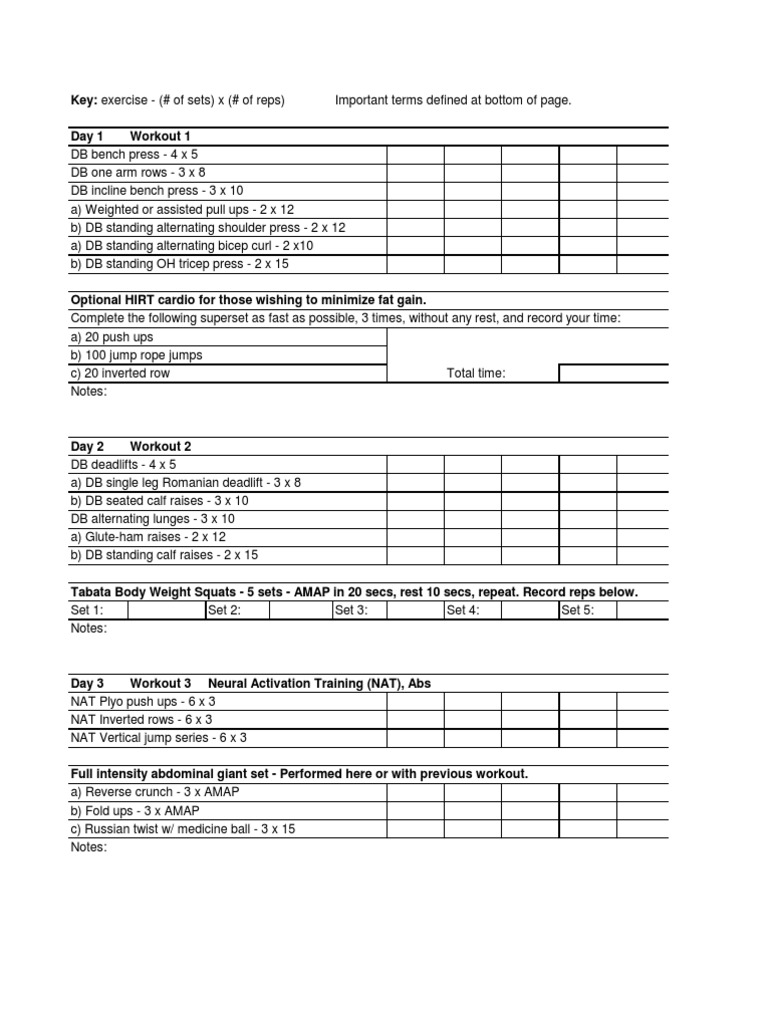 Werewolf Training | PDF | Strength Training | Recreation