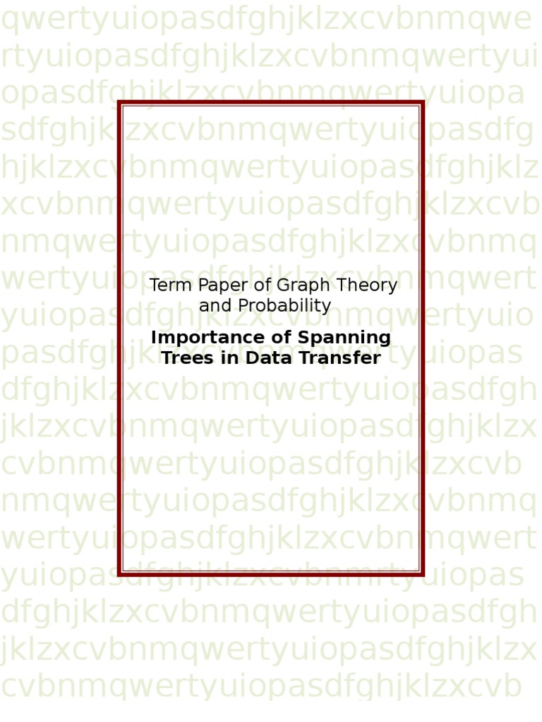 Term Paper | PDF | Multicast | Vertex (Graph Theory)