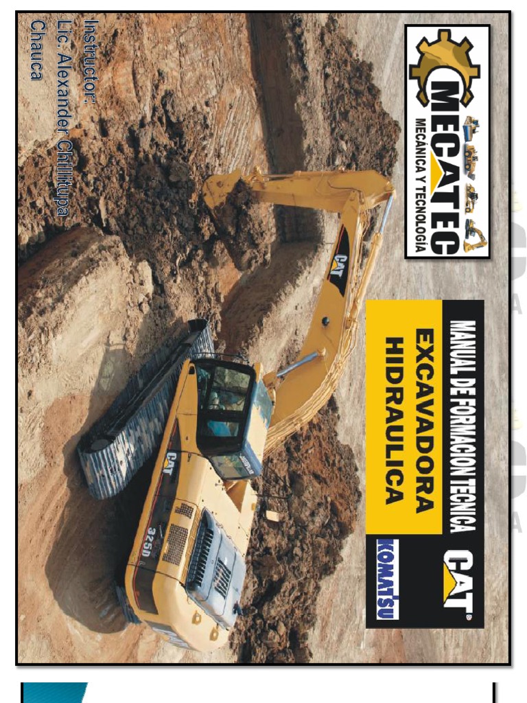 Manual de Excavadoras Mecatec | PDF | Motor eléctrico | Ascensor